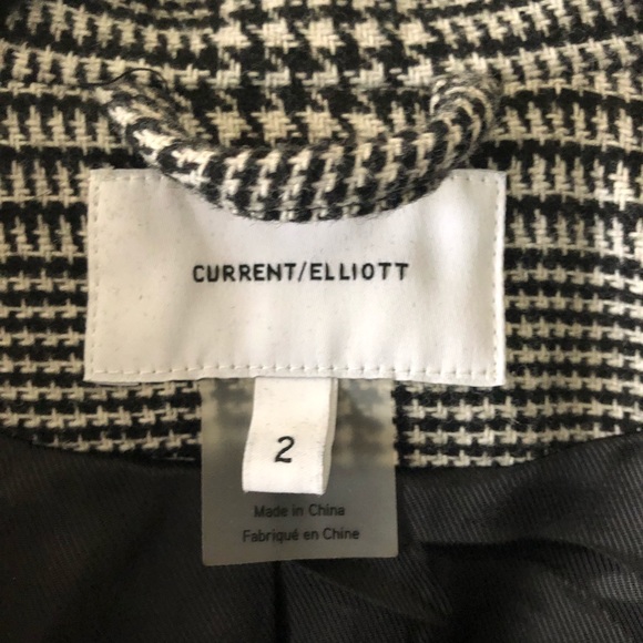 Current/Elliott | Jackets & Coats | Currentelliot Cala Houndstooth ...